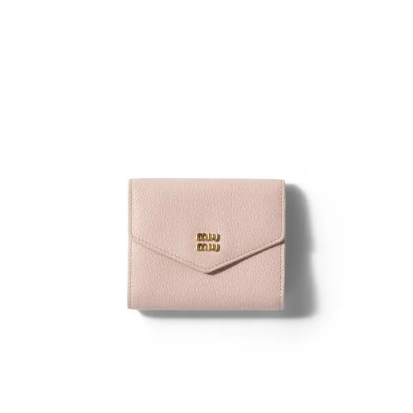Miu Miu Small Leather Wallet - Gem