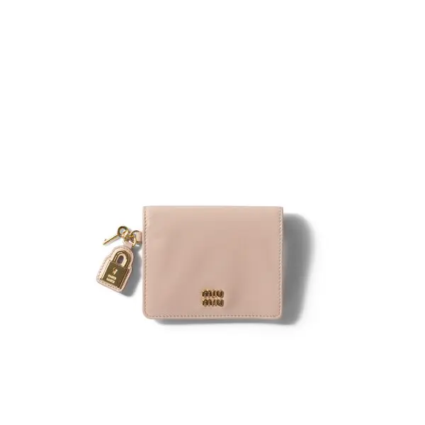 Miu Miu Small Leather Wallet - Powder Pink