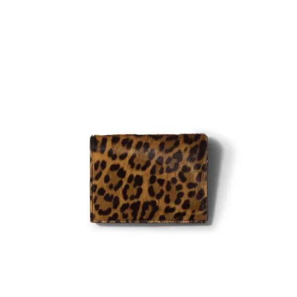 Miu Miu Printed Leather Envelope Card Holder