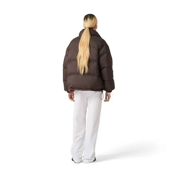 Miu Miu Technical Pongé Reversible Down Jacket