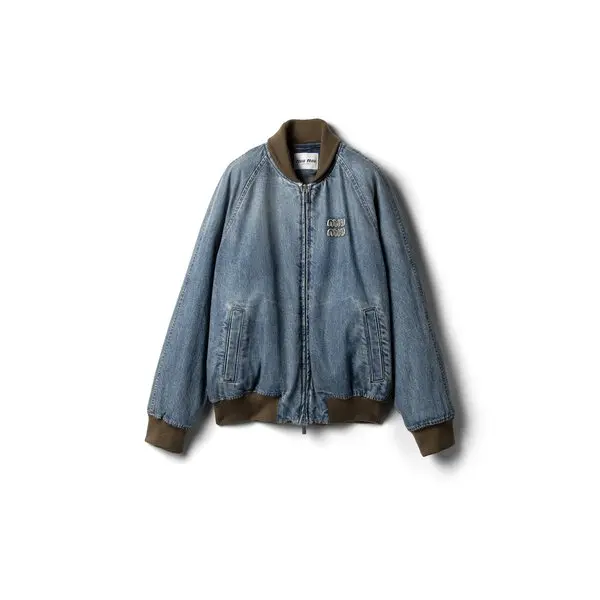 Miu Miu Denim Blouson Jacket