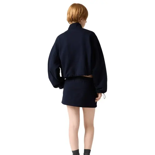 Miu Miu Cotton Fleece Mini Skirt