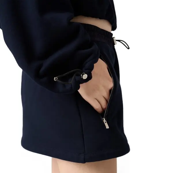 Miu Miu Cotton Fleece Mini Skirt