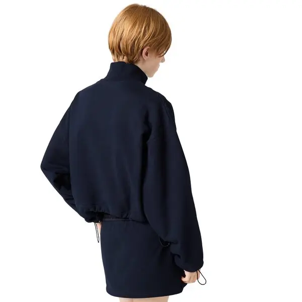 Miu Miu Zippered Fleece Jacket