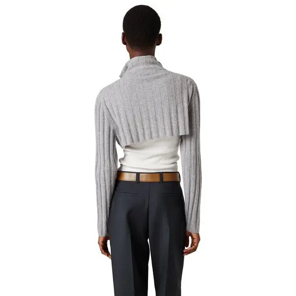 Miu Miu Cropped Wool And Cashmere Cardigan