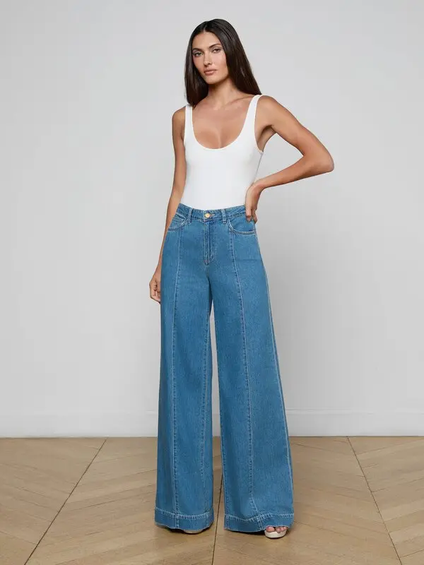 L'Agence Sandy Wide-leg Jean