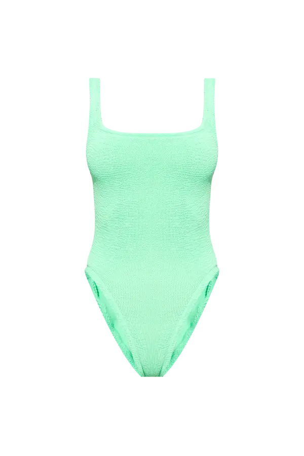 Hunza G Original Crinkle One-piece Swimsuit - Green