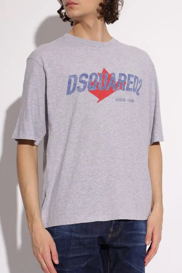Dsquared2 T-shirt With Logo - Grey