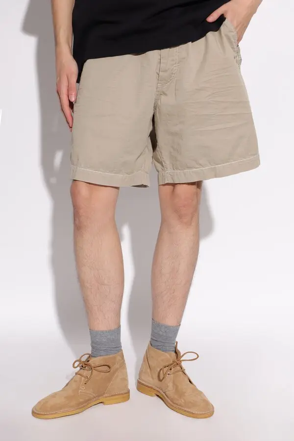 Dsquared2 Cotton Relaxed-fit Shorts - Beige