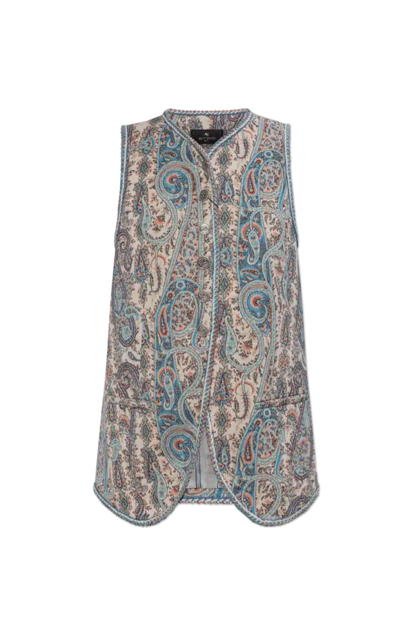 Etro Patterned Vest - Multicolour