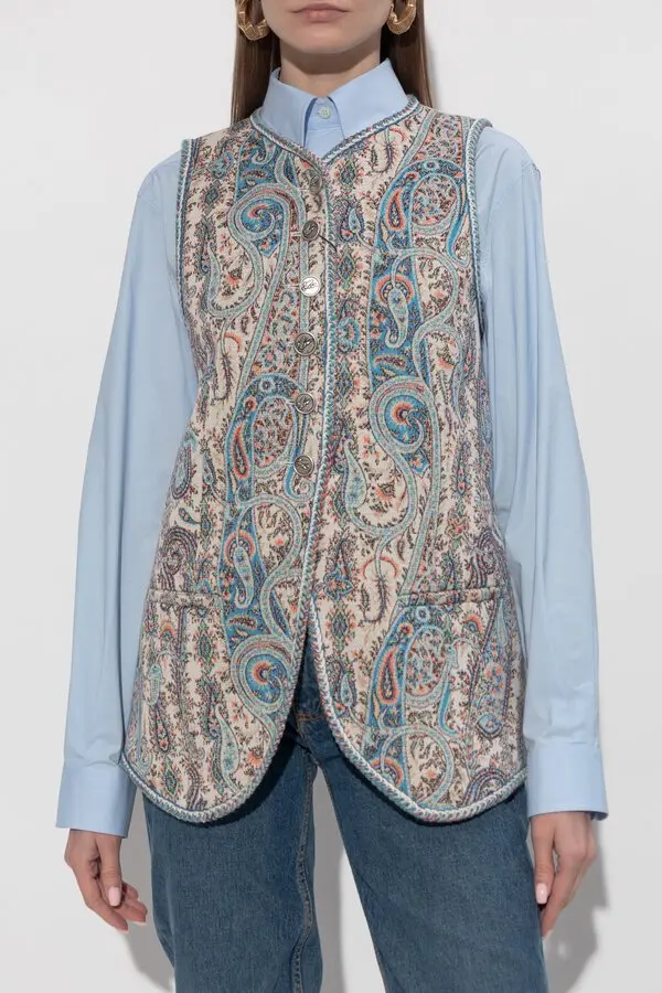 Etro Patterned Vest - Multicolour