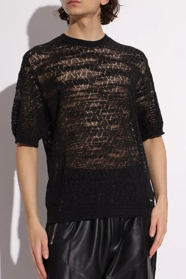 Dsquared2 Mesh Knit Sweater
