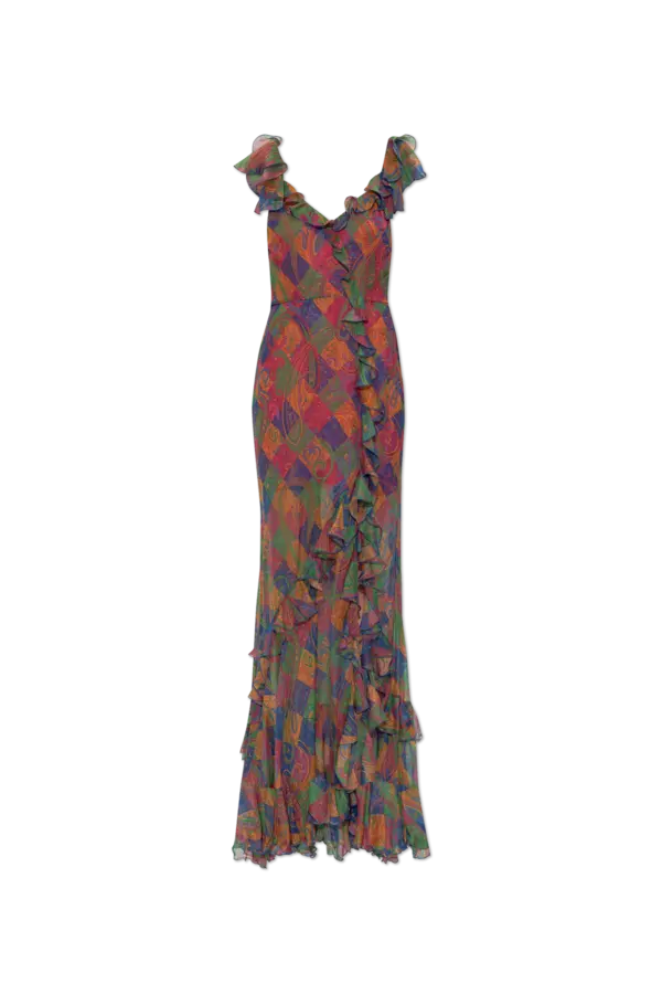 Etro Printed Silk Maxi Dress - Multicolour