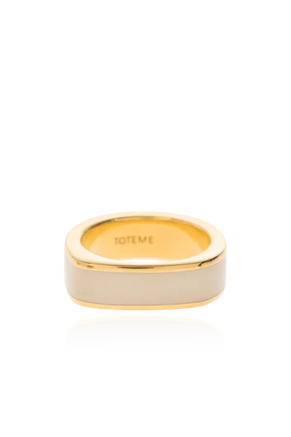 TOTEME Gilded Ring - Cream