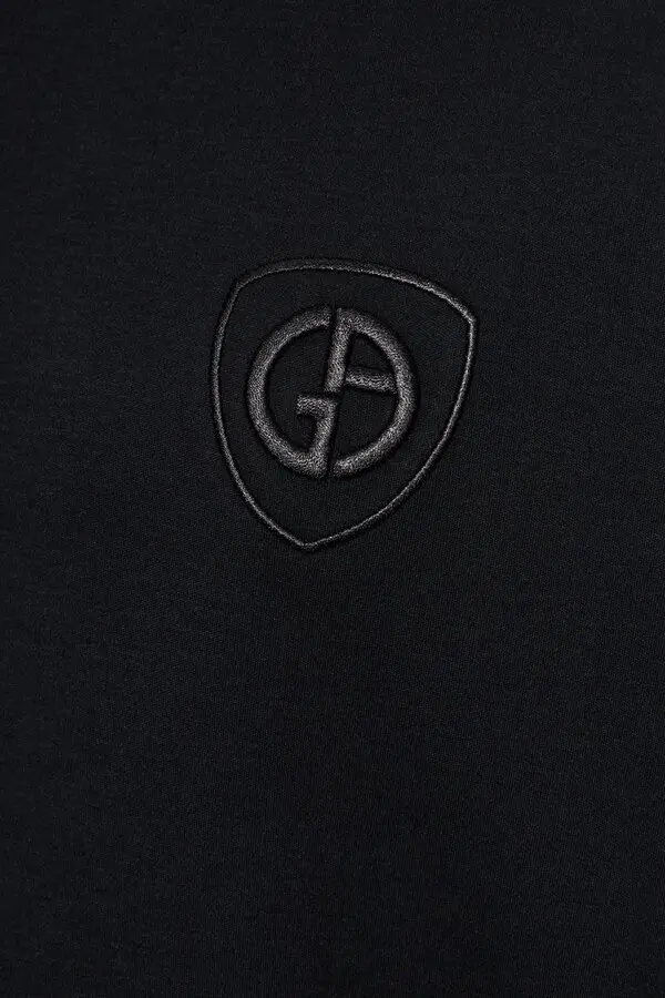 Giorgio Armani T-shirt With Embroidered Logo