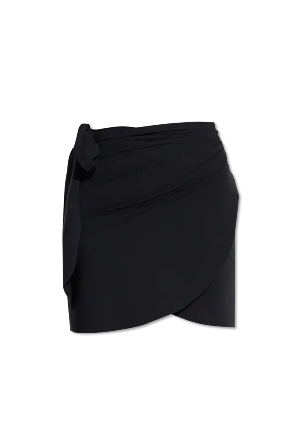 Hunza G Short Pareo 'sarong - Black