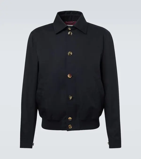 Brunello Cucinelli Cotton-blend Blouson Jacket