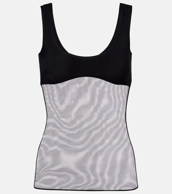 NENSI DOJAKA Semi-sheer Tank Top