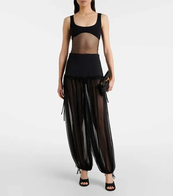 NENSI DOJAKA Semi-sheer Tank Top