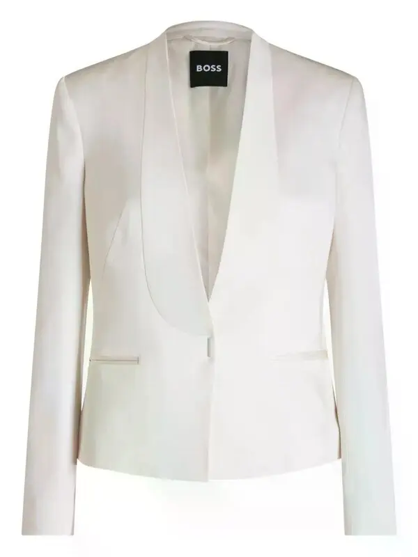 BOSS Welt-pocket Blazer - White