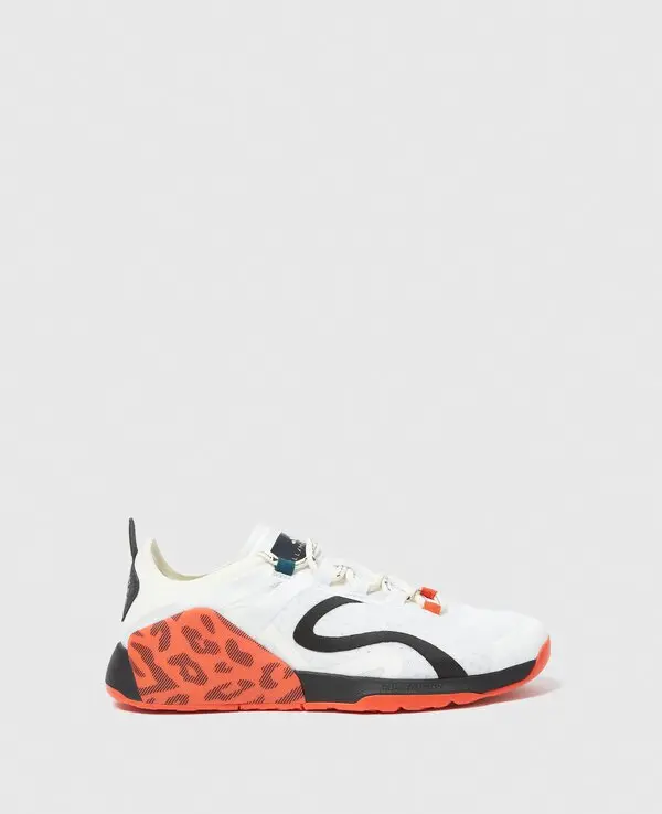 Stella McCartney Dropset Strength Trainers - Orange/white