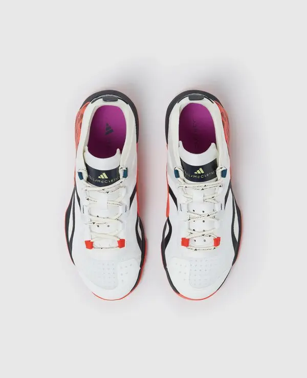 Stella McCartney Dropset Strength Trainers - Orange/white