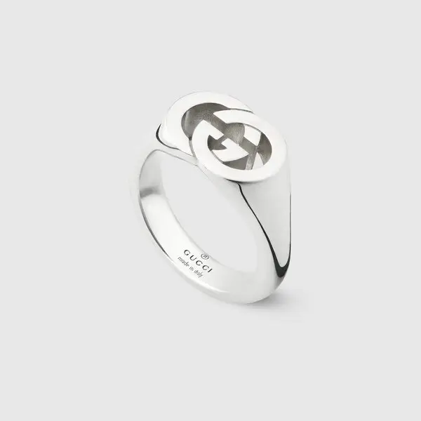 Gucci Interlocking G Signet Ring