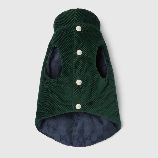 Gucci Reversible Corduroy Pet Coat