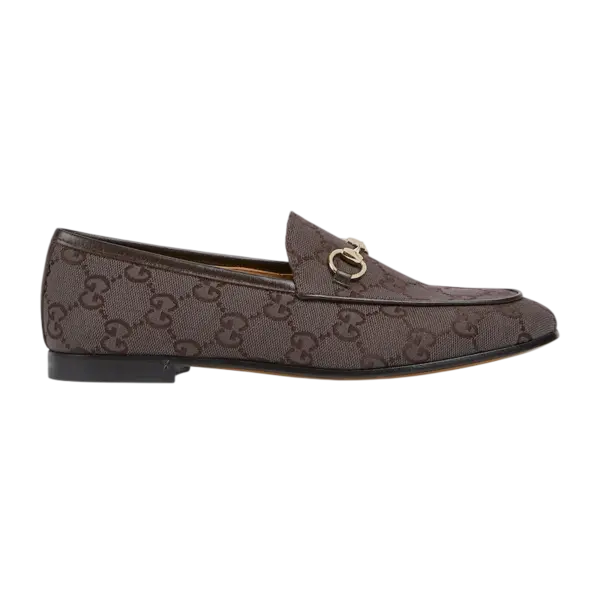 Gucci S Jordaan Gg Canvas Loafer - Brown