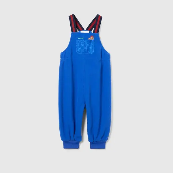 Gucci Fleece Overall - Blue