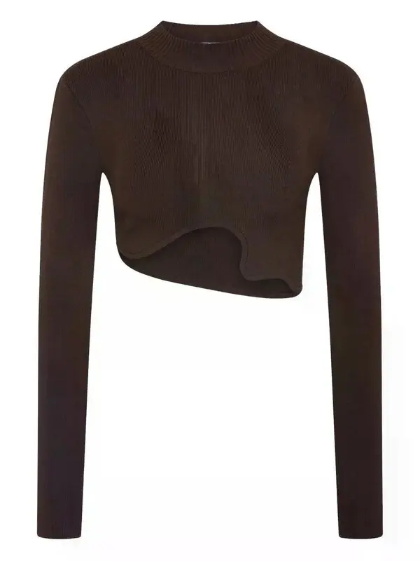 Christopher Esber Maparadita Long-sleeve Cutout Top