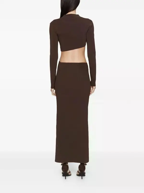 Christopher Esber Maparadita Long-sleeve Cutout Top