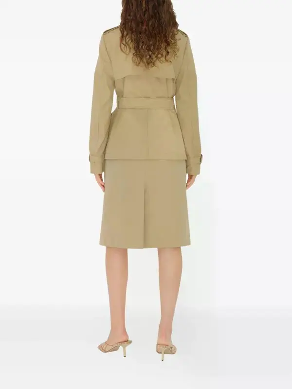 Burberry Belted Double-breasted Jacket