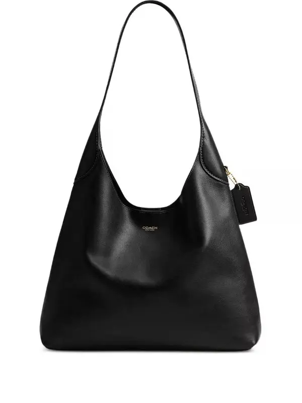 COACH Leather Shoulder Bag - Black
