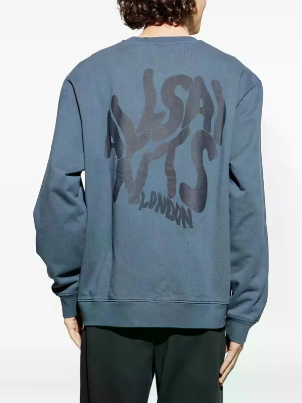 ALLSAINTS Orlando Graphic Sweatshirt - Blue