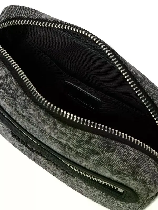 Karl Lagerfeld Washed-denim Bag - Grey