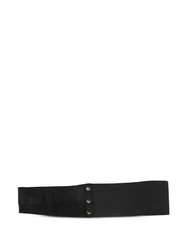LANVIN Tonal-stitching Belt - Black