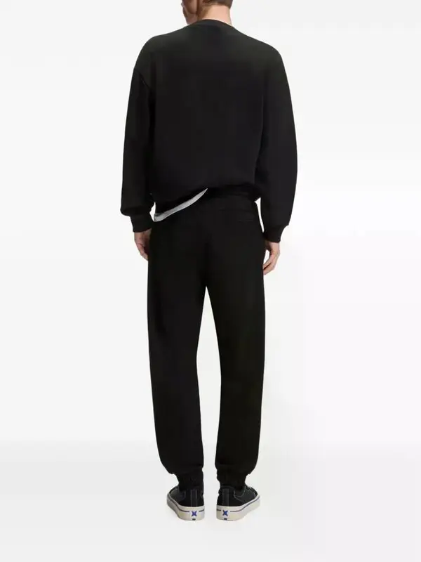 Hugo Elasticated-waistband Track Pants - Black