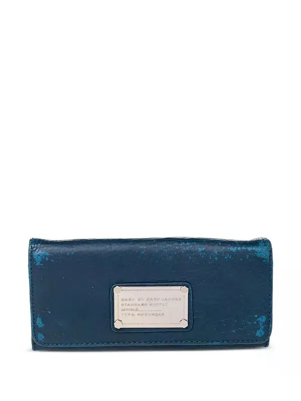Marc Jacobs Logo-plate Wallet - Blue