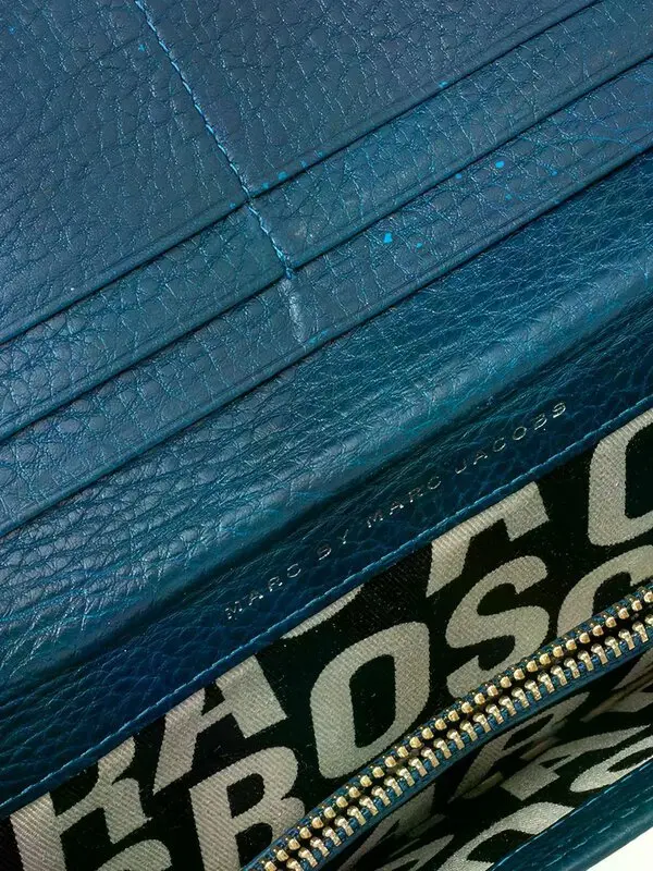 Marc Jacobs Logo-plate Wallet - Blue