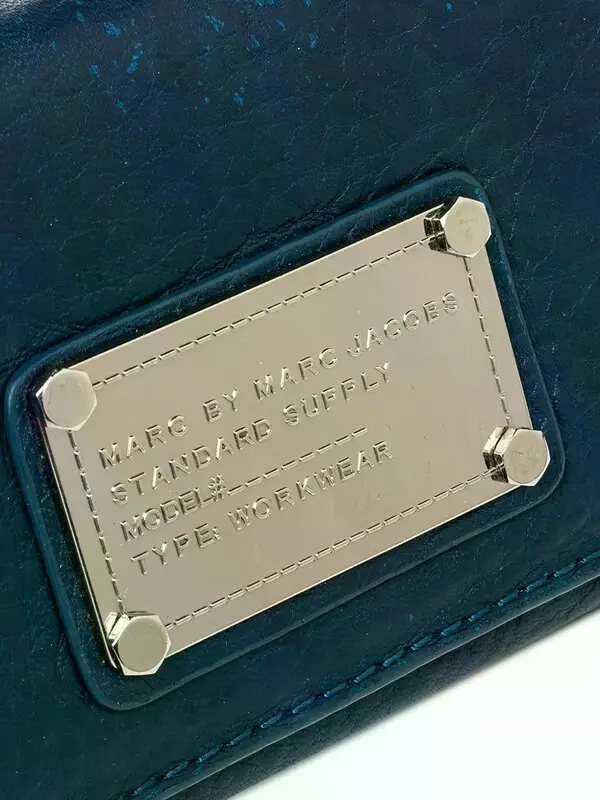 Marc Jacobs Logo-plate Wallet - Blue