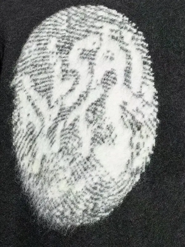 ALLSAINTS Graphic Print Knitwear - Black
