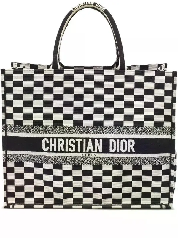 Dior Book Tote Bag - Black