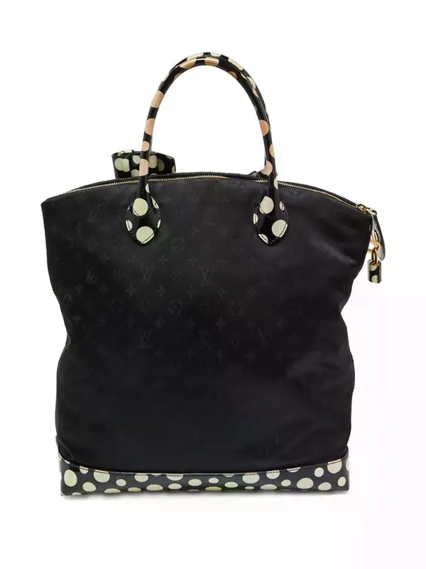 LOUIS VUITTON X Yayoi Kusama Tote Bag - Black