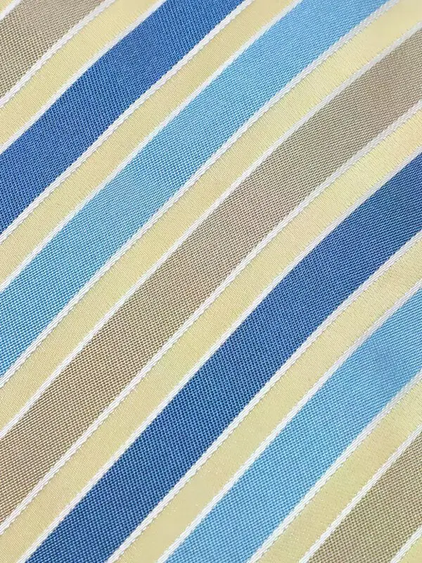 Ermenegildo Zegna Diagonal Striped Necktie - Blue