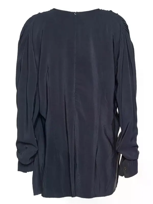 Marni Silk Pintucked Blouse