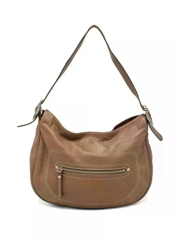 Longchamp Leather Hobo Shoulder Bag