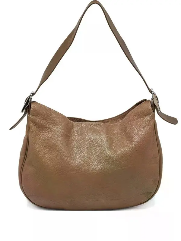 Longchamp Leather Hobo Shoulder Bag