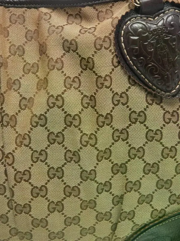 Gucci 2000s Monogram Heart-detail Tote Bag