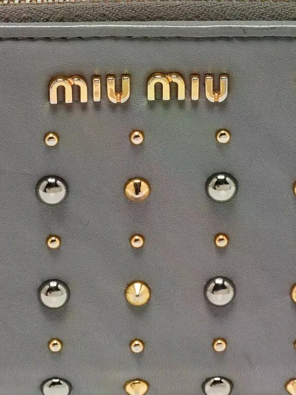 Miu Miu Stud-embellished Wallet